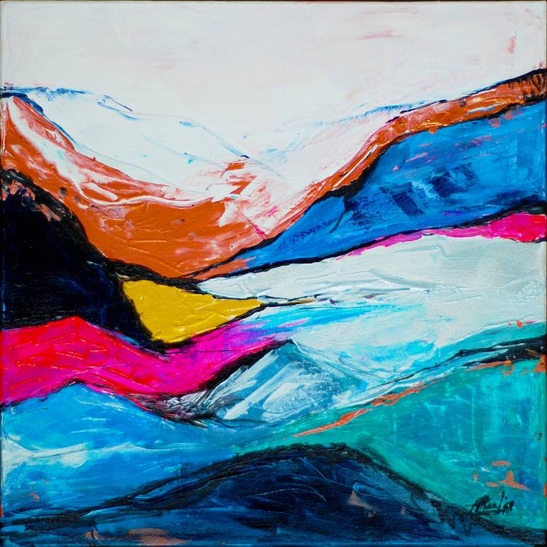 The Hills Painting by Liss Art Studio | Saatchi Art