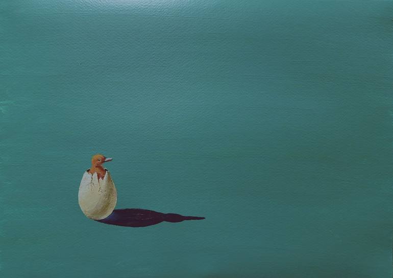 Hatching Painting by Balazs Konrad | Saatchi Art