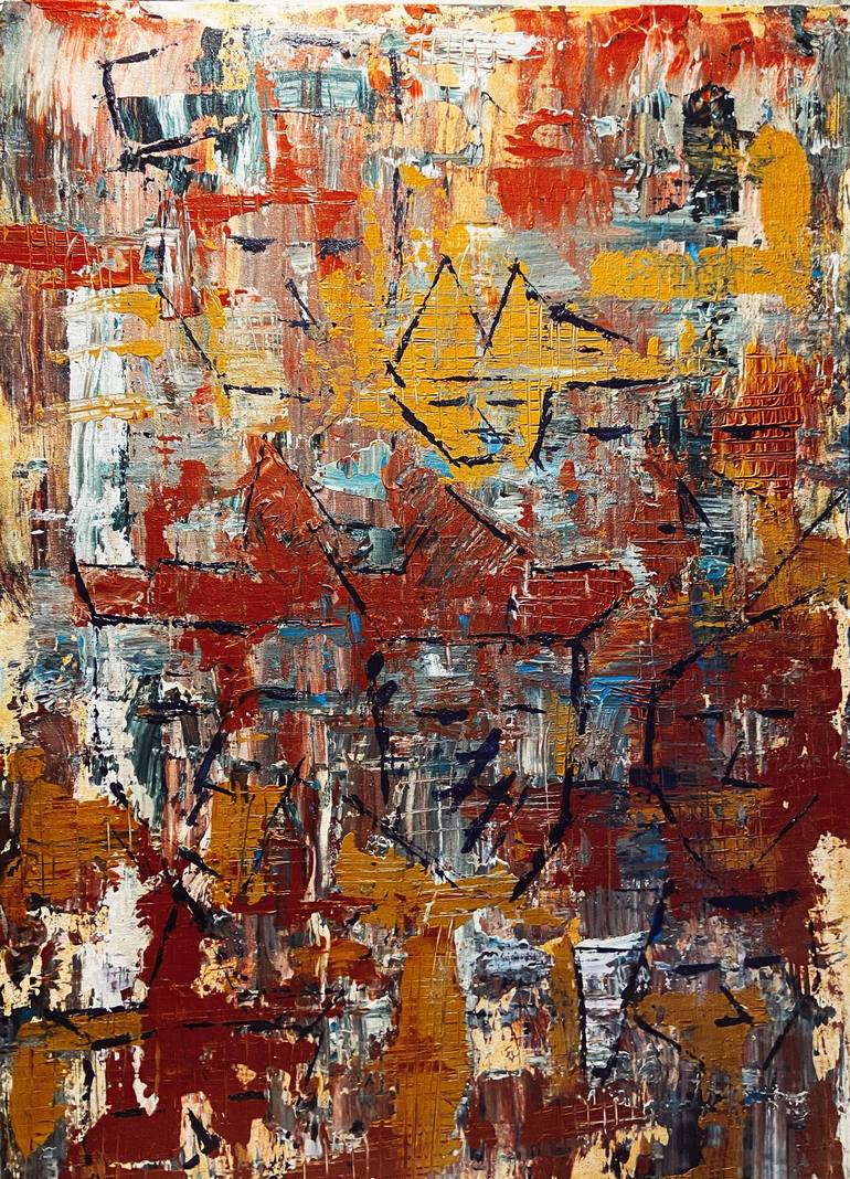 The faceless men Painting by Siddhant Jadhav | Saatchi Art