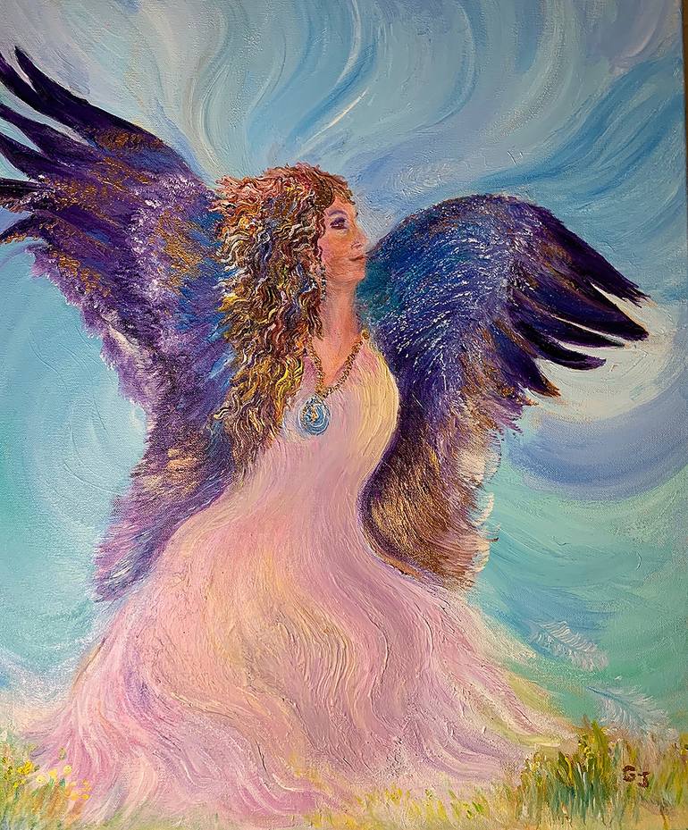 Divine Grace Painting by Greer Jonas | Saatchi Art