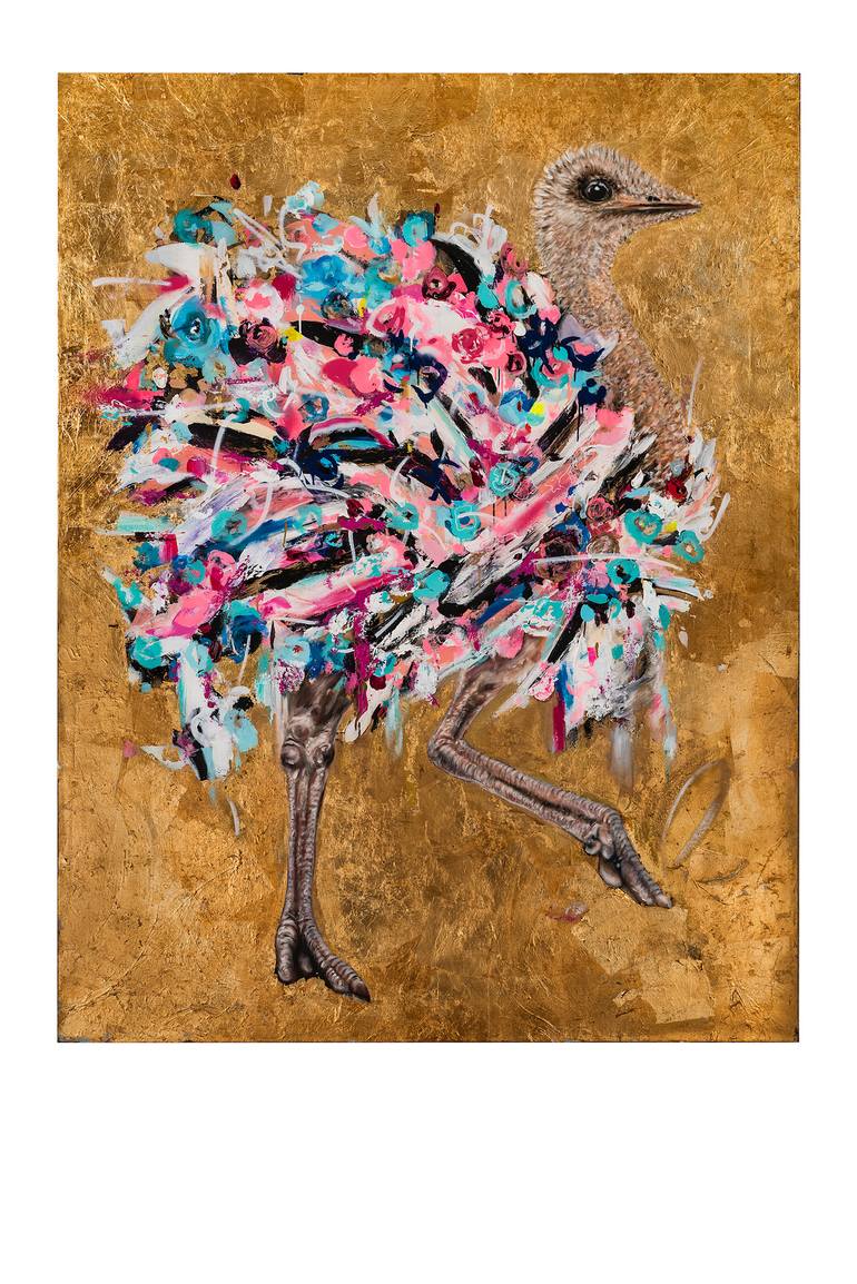 Chloe / Ancient Paradise Painting by Liron Birdi Rafael | Saatchi Art
