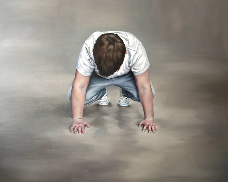 Introspection Painting by Anca Danila | Saatchi Art