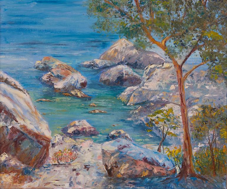 sea Idyll Painting by Liudmila Tarasova | Saatchi Art