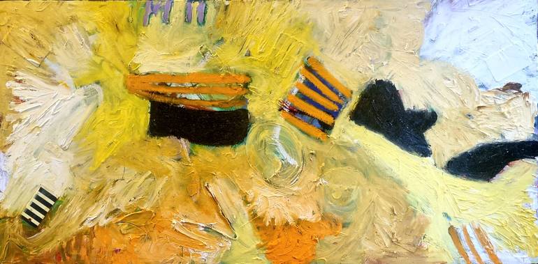 MELLOW YELLOW Painting by Alison Aplin | Saatchi Art