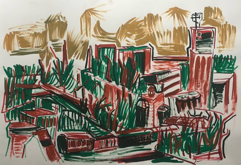 Maritza Painting by Dimitar Nikolov | Saatchi Art