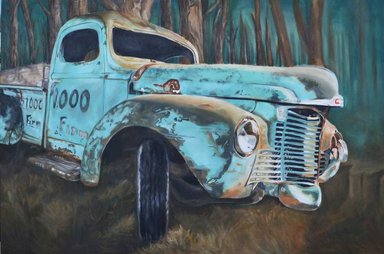 A Day In The Woods Painting by Secil Celikkaya | Saatchi Art