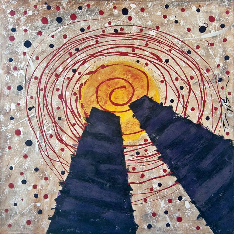 Stairway to Heaven Painting by Tony Blue | Saatchi Art