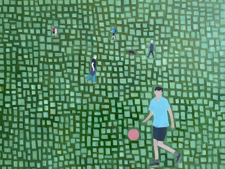 Green Painting by Benjamin Walker | Saatchi Art
