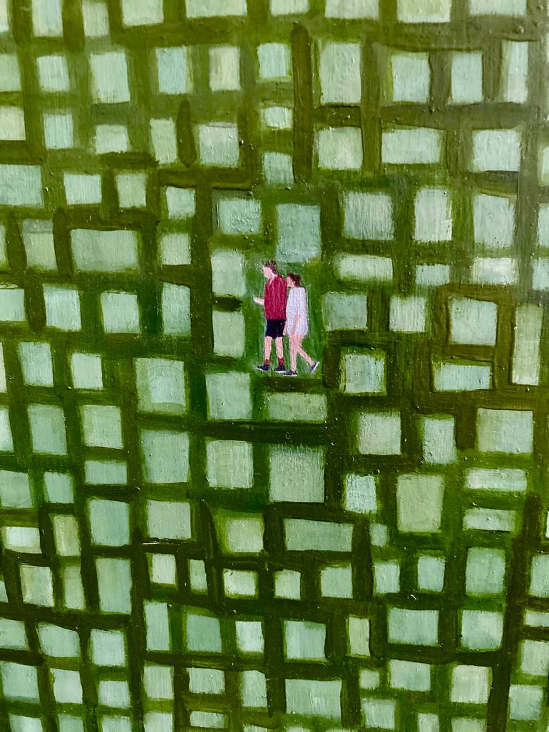 Green Painting by Benjamin Walker | Saatchi Art