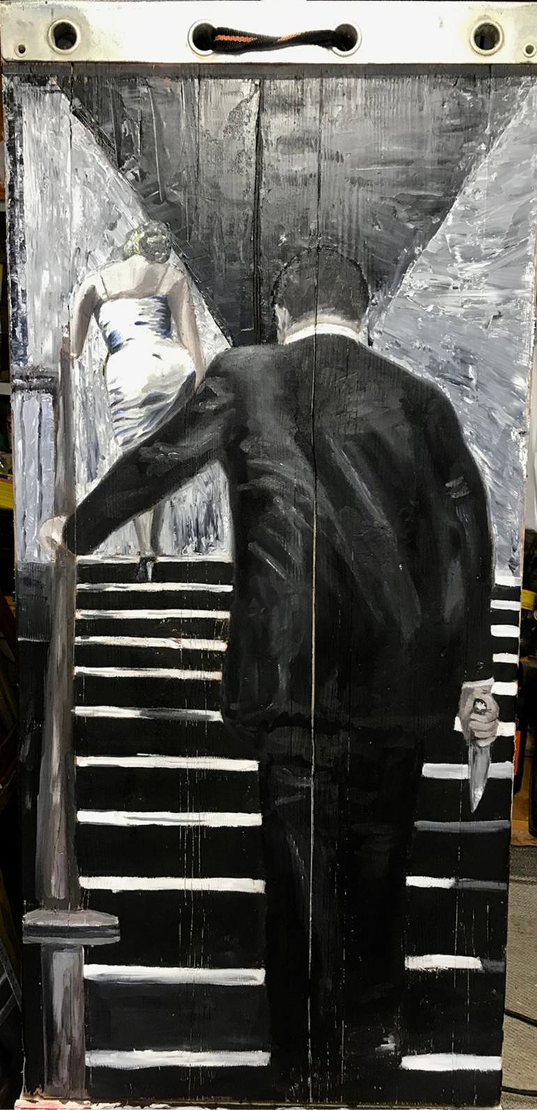 The Last Diner Painting by Michael Viger | Saatchi Art