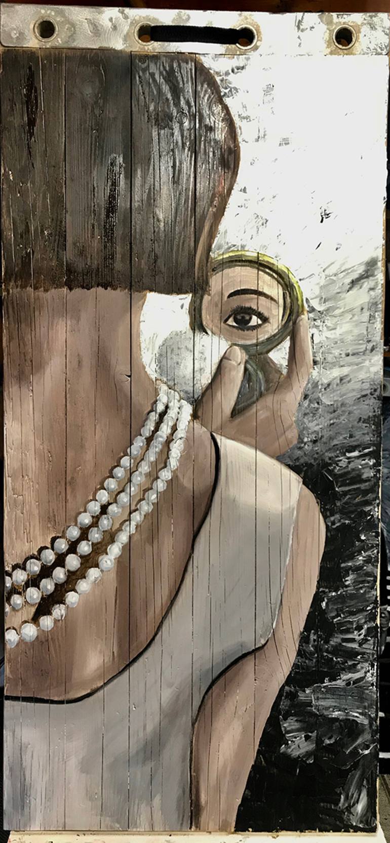 The Lady on the Titanic Painting by Michael Viger | Saatchi Art