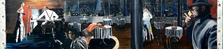 Around Midnight Painting by Michael Viger | Saatchi Art