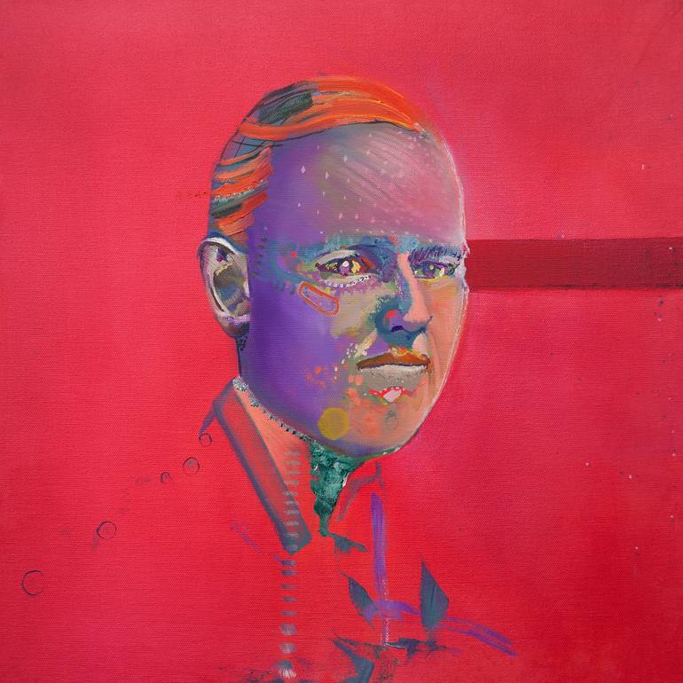 Calvin Coolidge Painting by Damon Dewitt | Saatchi Art