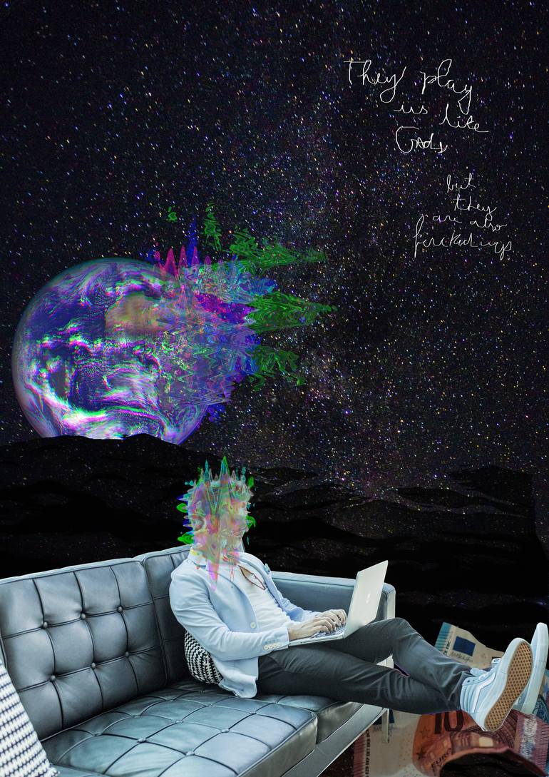 player 2 - Limited Edition of 10 Mixed Media by anyl duo | Saatchi Art