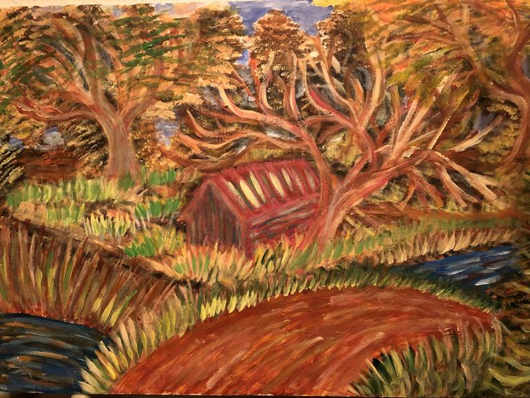 Country Roads Painting by Nick Prather | Saatchi Art