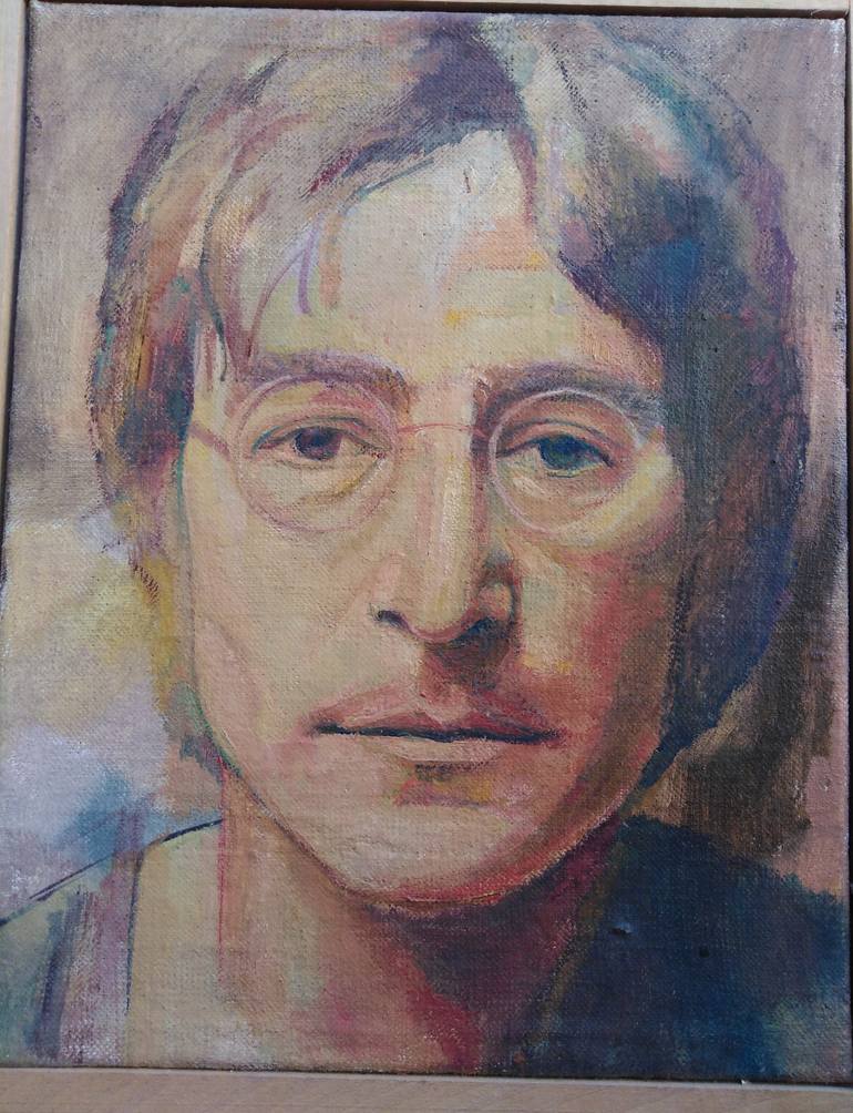 John Lennon Painting by Dragoljub Jovicic | Saatchi Art