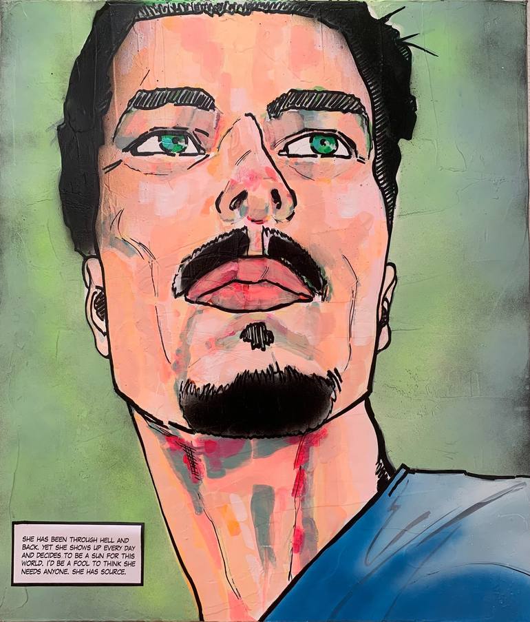 Adam Painting by autistic alchemist | Saatchi Art