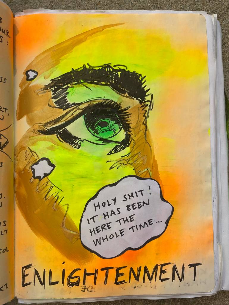 Enlightenment Drawing by Autistic Alchemist | Saatchi Art