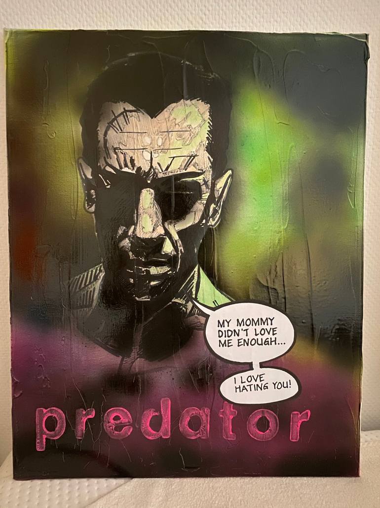 Predator Painting by autistic alchemist | Saatchi Art
