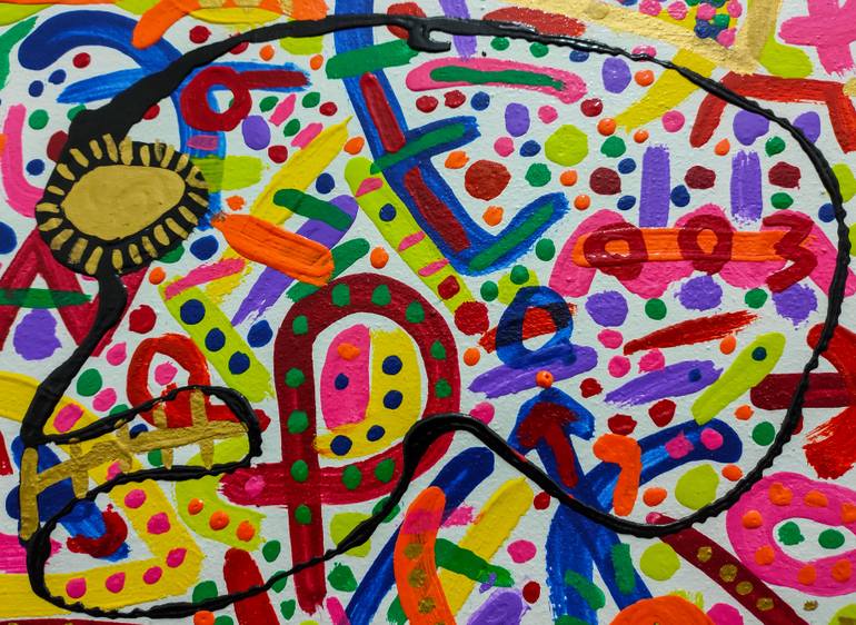 Full Cadot Man Painting by Rio Irawan | Saatchi Art