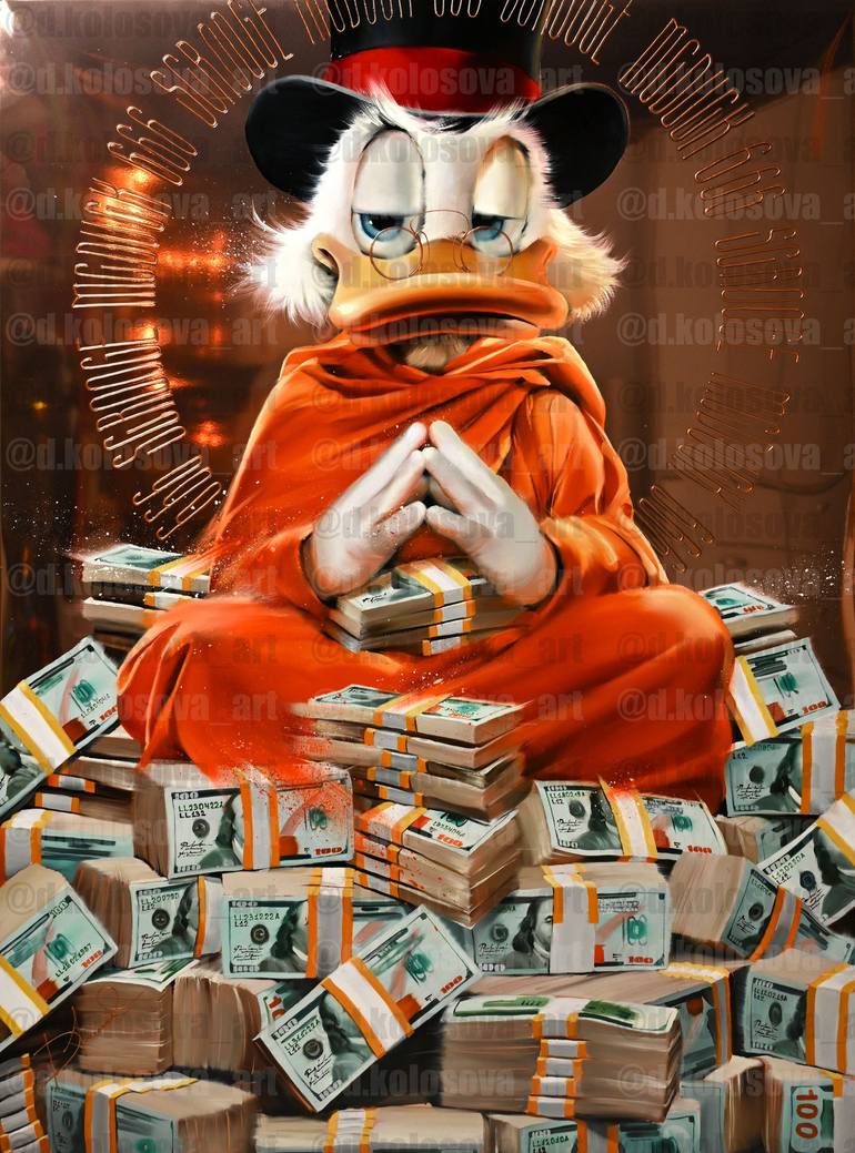 Monk 666 Painting by Daria Kolosova | Saatchi Art