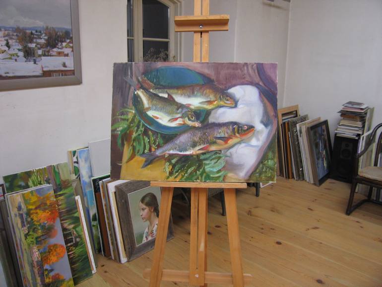 Fish Painting by Valery Bayda | Saatchi Art