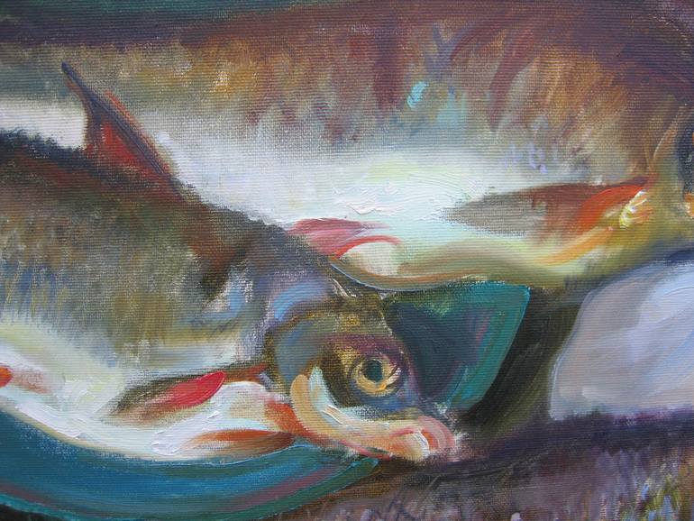 Fish Painting by Valery Bayda | Saatchi Art