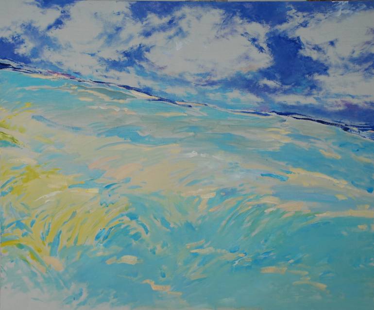 Fields Painting by Olga Solovyova | Saatchi Art