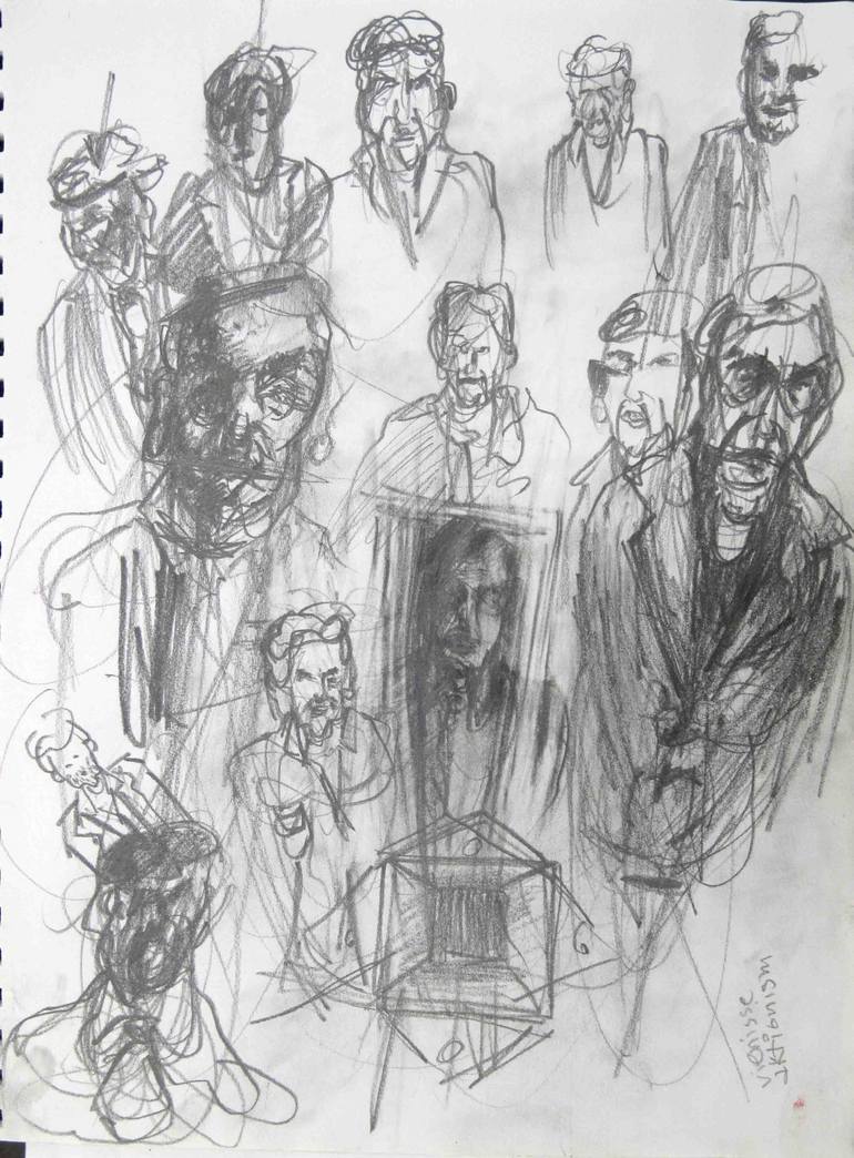 obsession Drawing by phy la | Saatchi Art