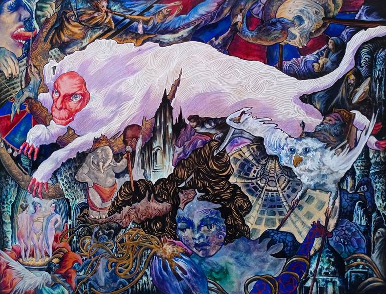 Сircus Drawing by Victor El-Safadi | Saatchi Art