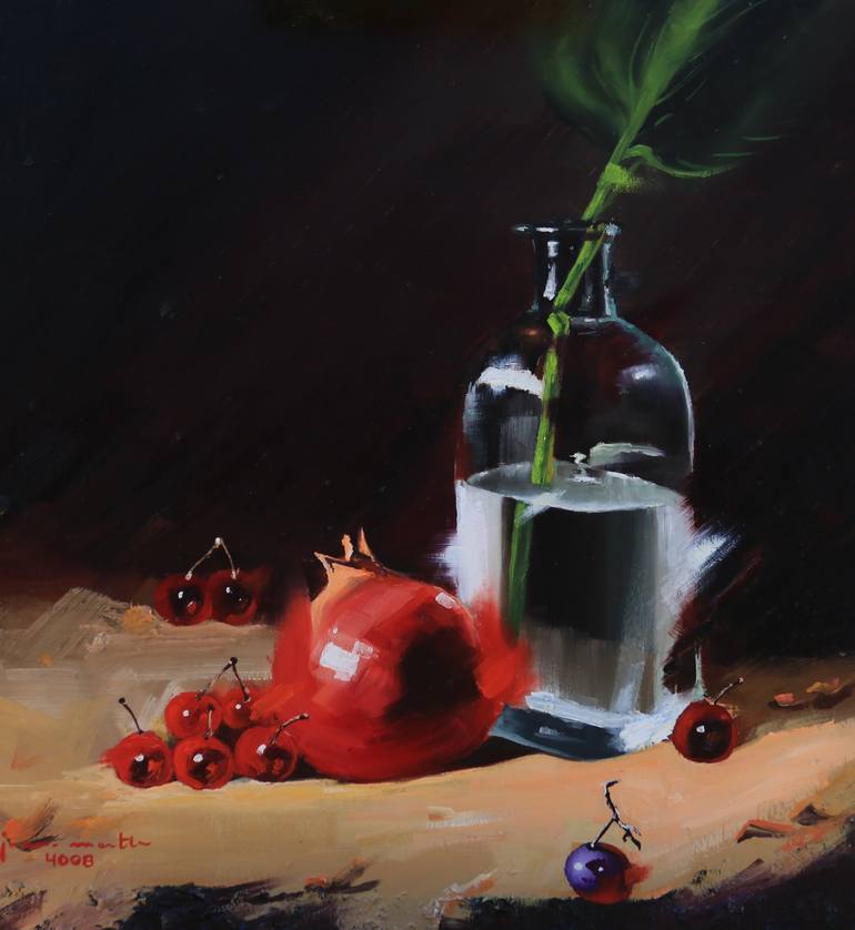 4008 Serie bodegones Painting by Jose Maria Martin | Saatchi Art