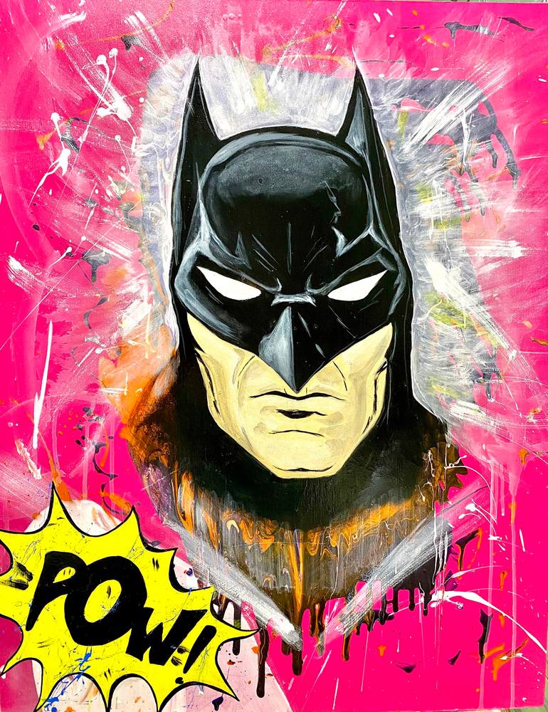 BatMan Painting by Ekaterina Kupin | Saatchi Art