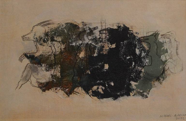 Animal Process Painting by Miguel Alarcon | Saatchi Art