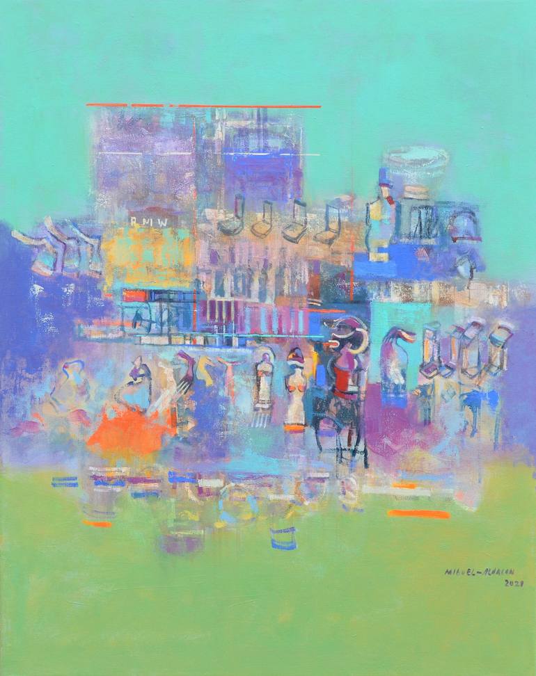 Experimento Painting by Miguel Alarcon | Saatchi Art