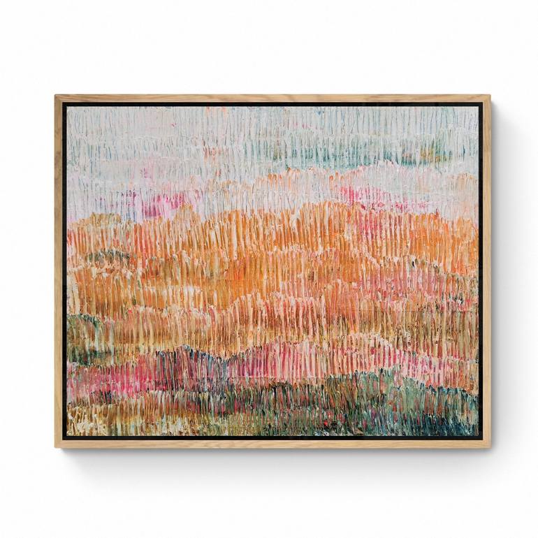 Orange Mountain Painting by Natalie Uhrik | Saatchi Art