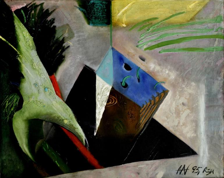 Black triangle Painting by Arthur Nikitin | Saatchi Art