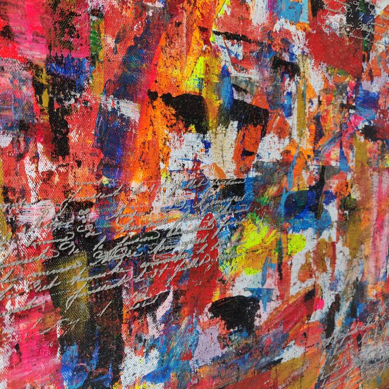 The French Script Painting by Naturebella G | Saatchi Art