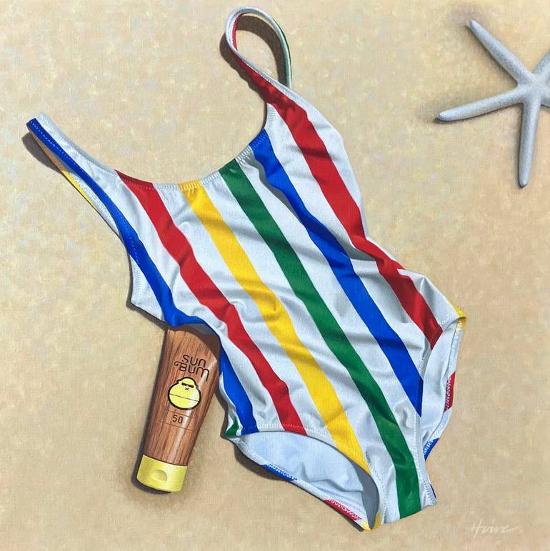 Sun Bum Painting by Suzanne Howe | Saatchi Art