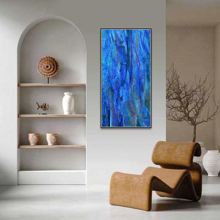 ASTUTE BLUE Digital by Scott Gieske | Saatchi Art