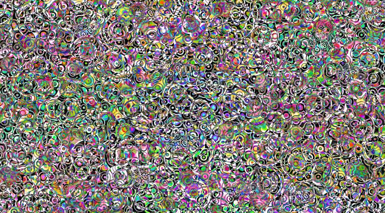 Concentric Array Digital by Scott Gieske | Saatchi Art