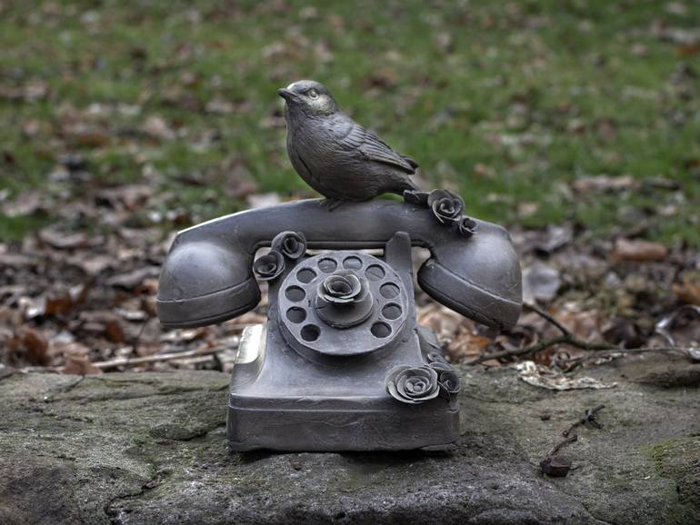 Chickadee Sculpture by Scott Ferguson | Saatchi Art