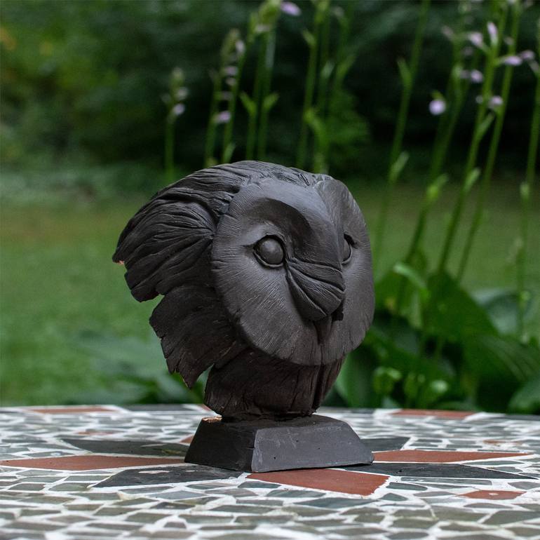 Tyto Alba Sculpture by Scott Ferguson | Saatchi Art