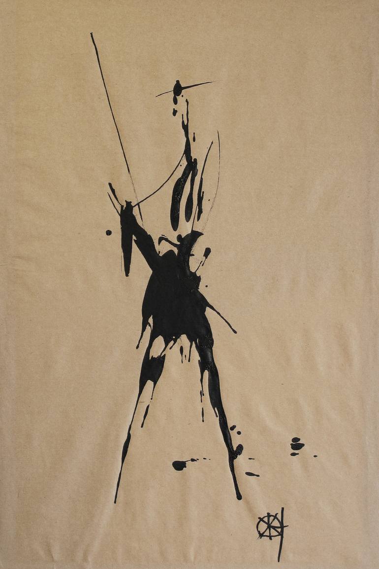 Don Quijote Drawing by Nick Gibarian | Saatchi Art