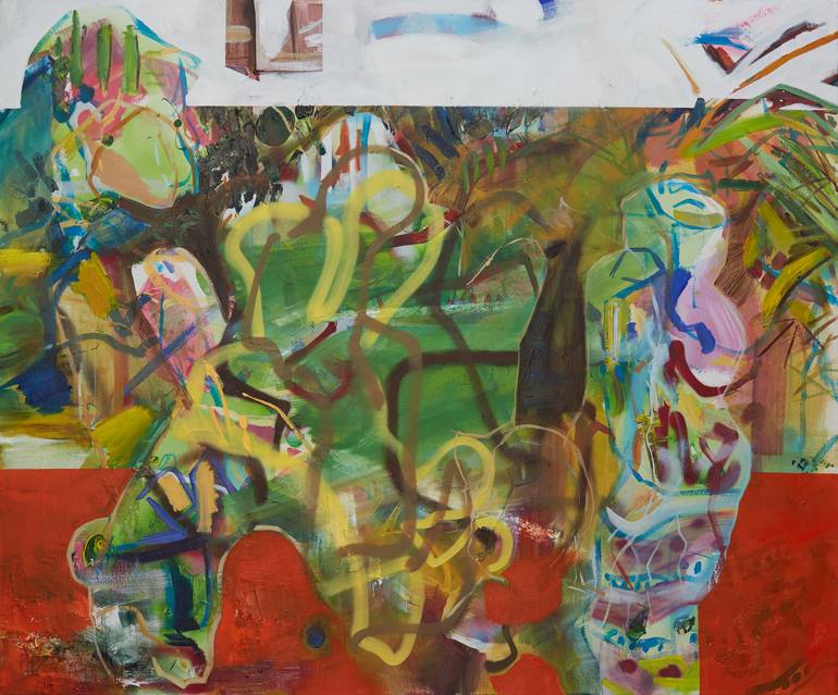Cityboy Painting by Patrick Simkins | Saatchi Art