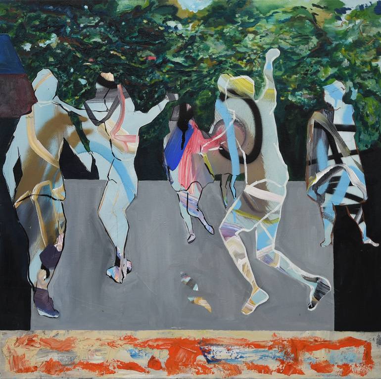 All the World's a Stage Painting by Patrick Simkins | Saatchi Art