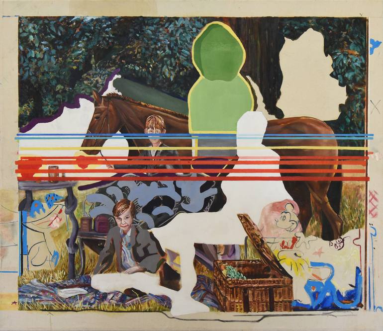 Quit Horsing Around Painting by Patrick Simkins | Saatchi Art