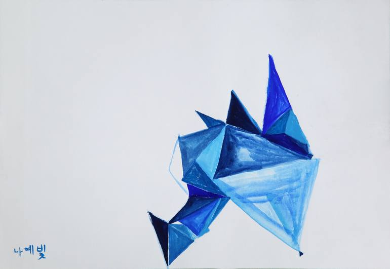 A falling bird Painting by yebit Na | Saatchi Art