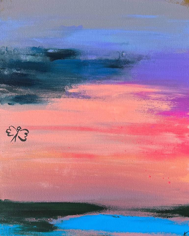 Angel 7 Painting by Anastasiia Huseynova | Saatchi Art