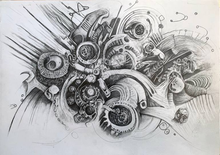 Unnameable Landscape 1 Drawing by Rob Logan | Saatchi Art United Kingdom