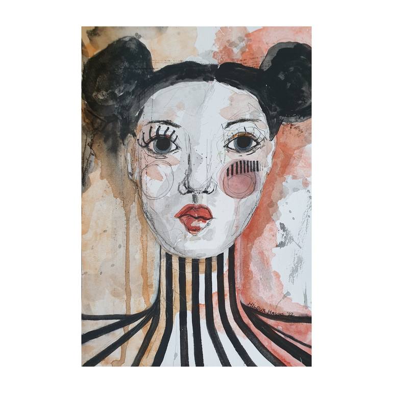 Alexandra Painting by Hildur Hauksdottir | Saatchi Art